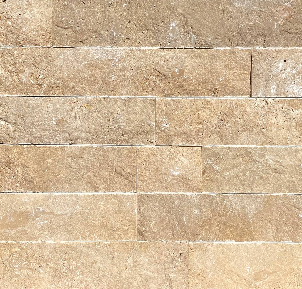 Noche Split Face Travertine Veneer | Lowest Price — Stone & Tile Shoppe, Inc.