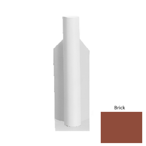 Roppe Pinnacle 188 Brick Satin Rubber Outside Micro Corner — Stone ...