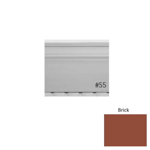 Roppe Pinnacle Plus 188 #55 Nobility Brick Rubber Wall Base — Stone ...