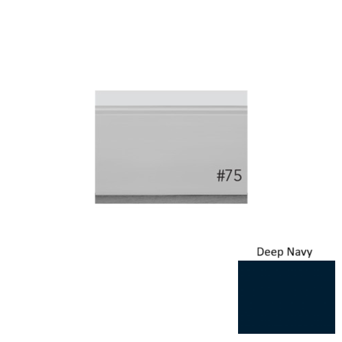 Roppe Pinnacle Plus 139 #75 Level Deep Navy Rubber Wall Base — Stone ...