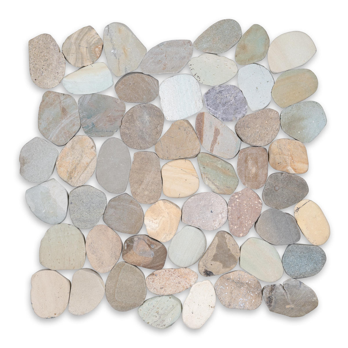 Sliced Flat Bali Matte Natural Stone Pebble | Lowest Price — Stone ...