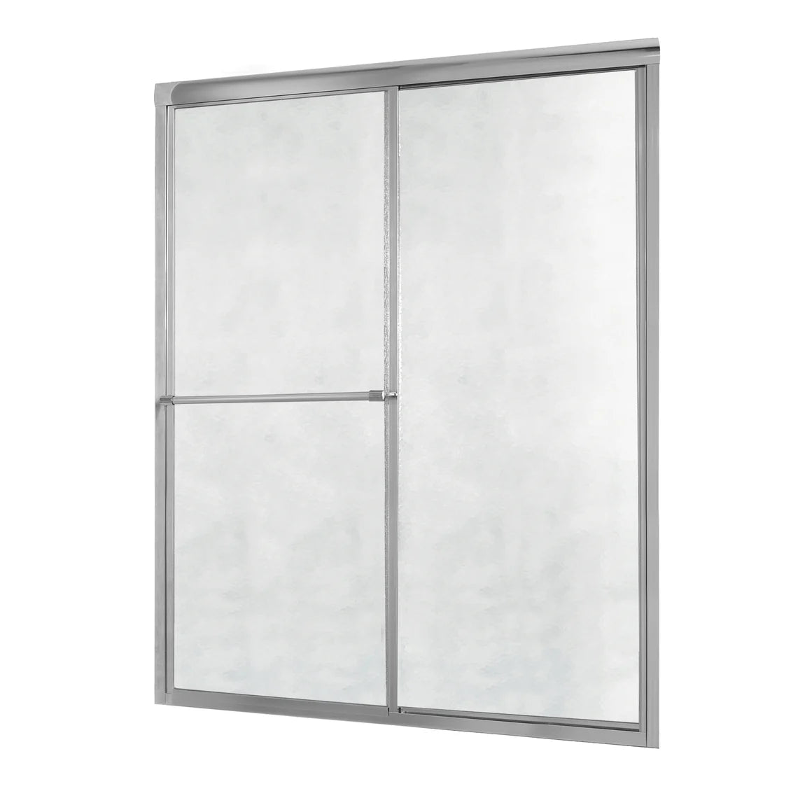Craft + Main Tides Sliding Framed Shower Door - 44" x 66" with Obscure ...
