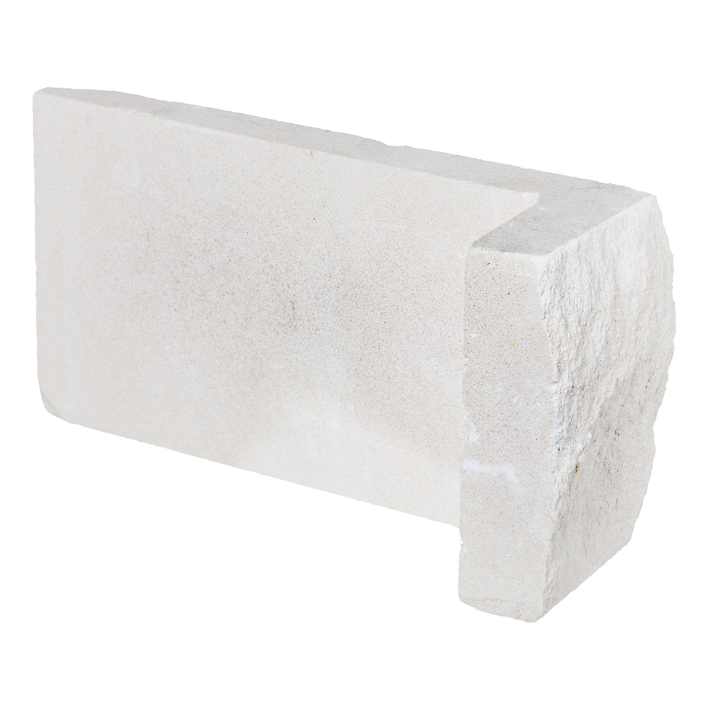 Tuscan White Split Face Limestone Veneer Corner | Lowest Price — Stone ...