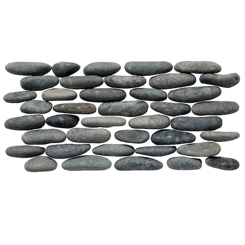 Island Stone Pebble Medan Charcoal Natural Mosaic — Stone & Tile Shoppe ...