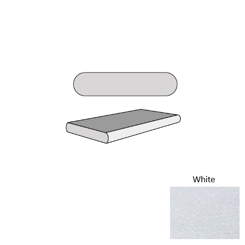 White Sandblasted & Brushed Marble Double Bullnose Coping — Stone ...