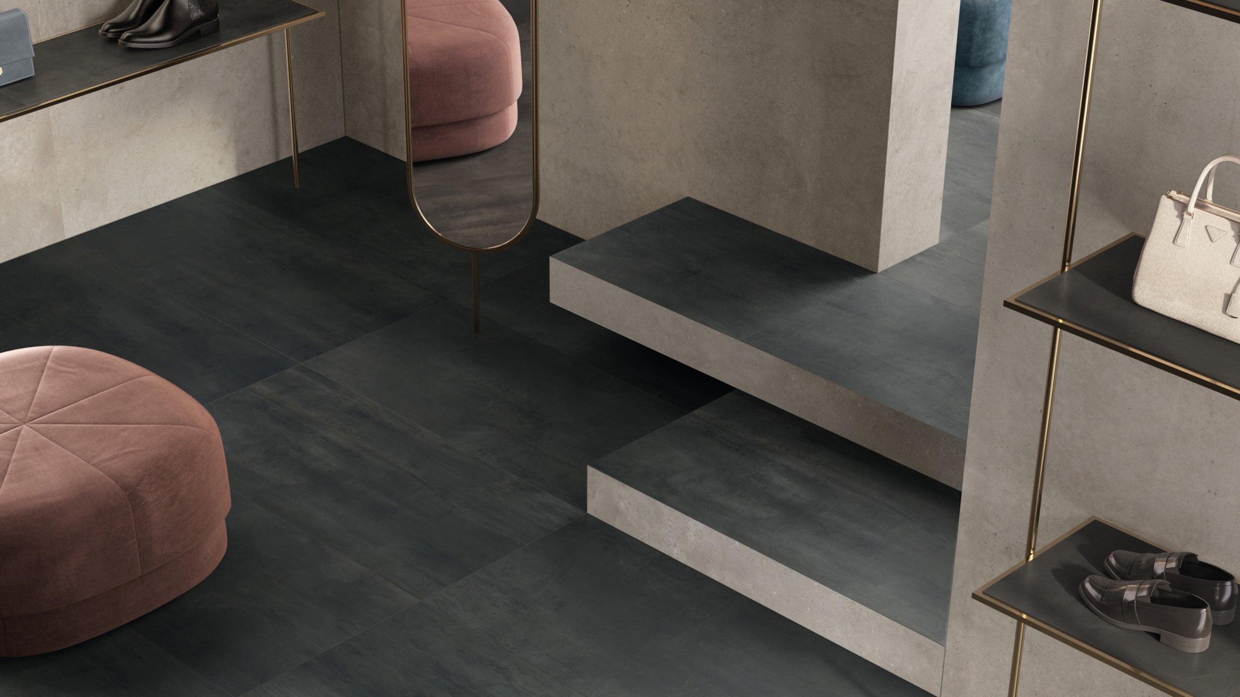 Bedrosians Rebel NIG Night Matte Porcelain Tile | Lowest Price — Stone ...