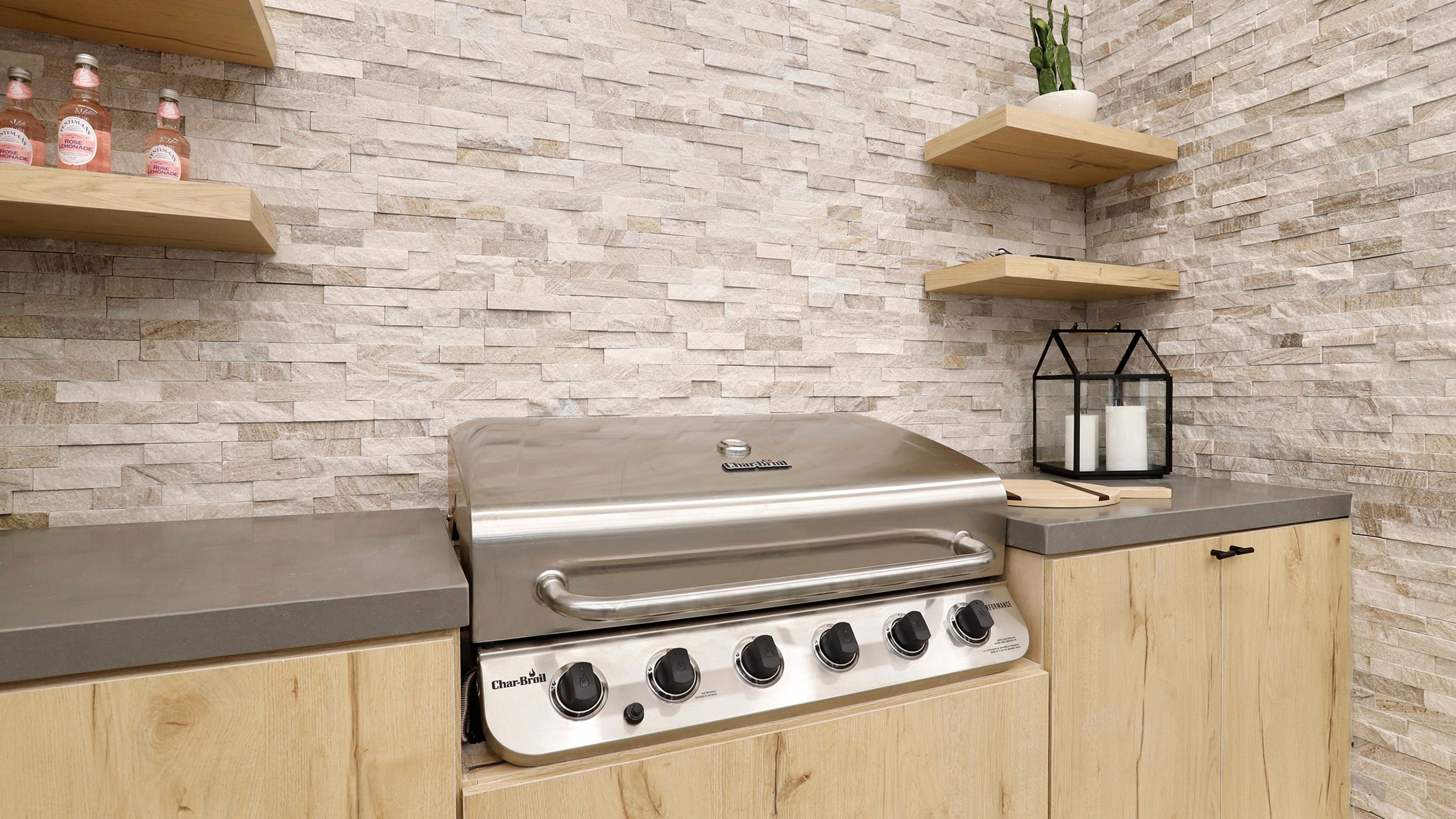 Bedrosians MILCRM Millennium Cream Natural Cleft Slate Ledgestone ...