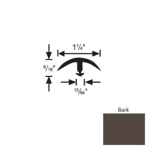 Flexco FlexTones 002 Bark Thermoplastic Vinyl Snap Down Edging — Stone ...