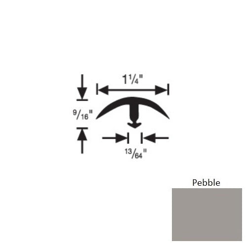 Flexco FlexTones 023 Pebble Thermoplastic Vinyl Snap Down Edging ...