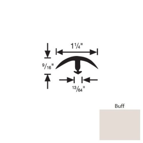 Flexco FlexTones 094 Buff Thermoplastic Vinyl Snap Down Edging — Stone ...