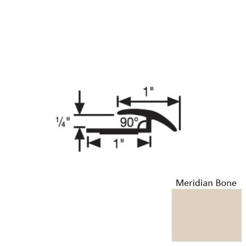 Flexco FlexTones 030 Meridian Bone Vinyl Resilient To Carpet Transition ...