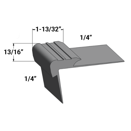 Tarkett Johnsonite 178 Ironstone Vinyl Slim Line Nosing | Lowest Price ...