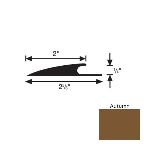 Flexco FlexTones 008 Autumn Thermoplastic Vinyl Carpet Edge Guard ...