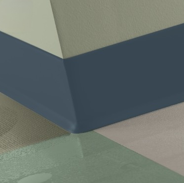 Tarkett Johnsonite 18 Navy Blue Rubber Traditional Duracove ...