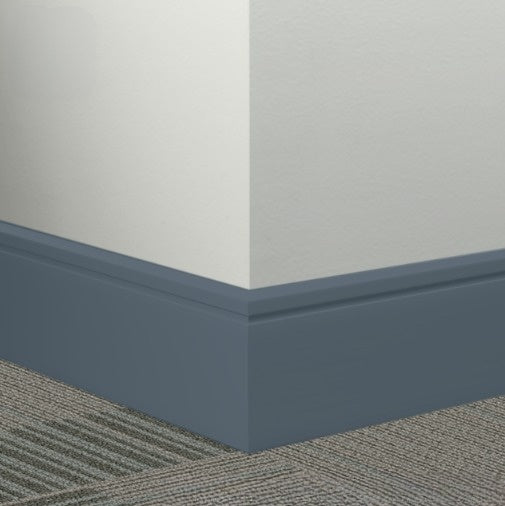 Tarkett Johnsonite 18 Navy Blue Rubber Millwork Contoured Wall Base ...