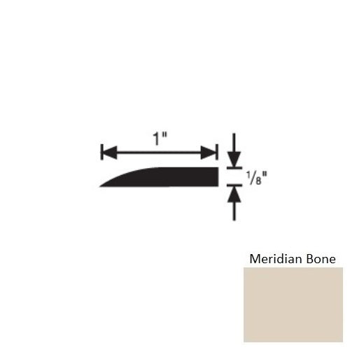 Flexco FlexTones 030 Meridian Bone Vinyl Tile Reducer Strip — Stone ...