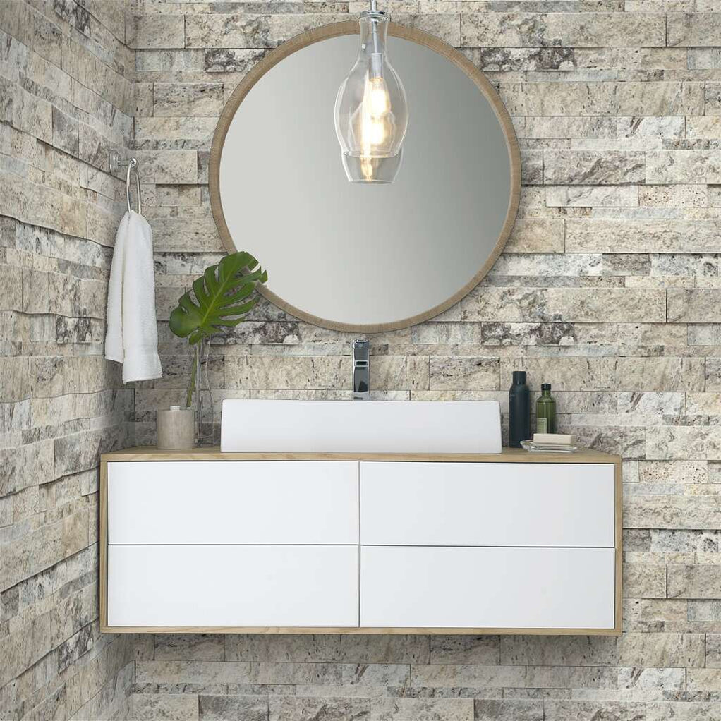 Shaw Firestone 00520 Silver Ash Natural Stone Ledgestone — Stone & Tile ...