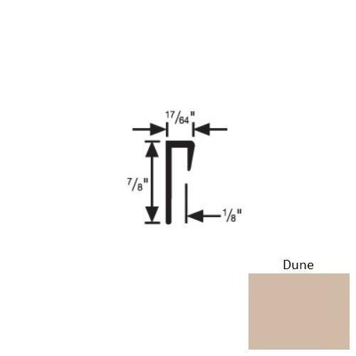 Flexco FlexTones 032 Dune Vinyl Square Resilient Cove Cap — Stone ...