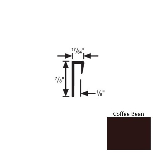 Flexco FlexTones 004 Coffee Bean Vinyl Square Resilient Cove Cap ...