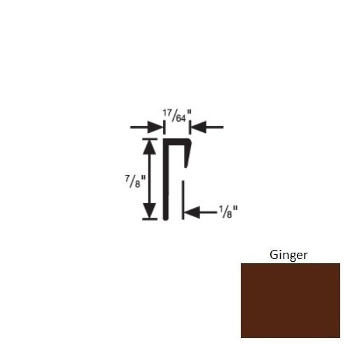 Flexco FlexTones 007 Ginger Vinyl Square Resilient Cove Cap — Stone ...