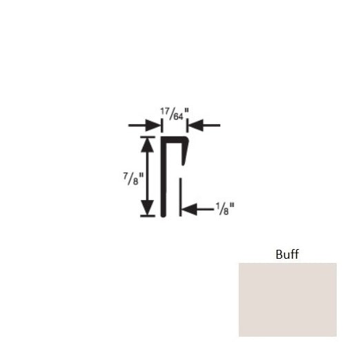 Flexco FlexTones 094 Buff Vinyl Square Resilient Cove Cap — Stone ...
