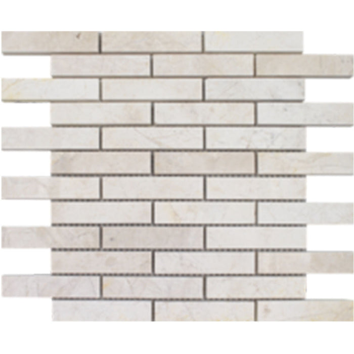 Full Sheet Sample - Pietra Antica Imperial Pearl Staggered Marble Mosa ...