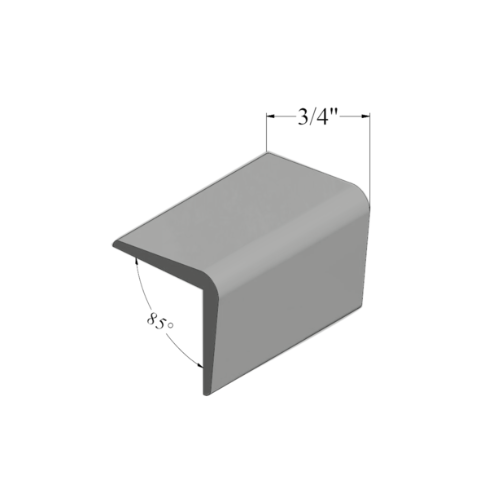 Tarkett Johnsonite 20 Charcoal Vinyl Corner Wall Guard | Lowest Price — Stone & Tile Shoppe, Inc.