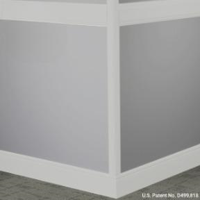 Tarkett Johnsonite 23 Vapor Grey Millwork Rampart Chair Rail — Stone ...