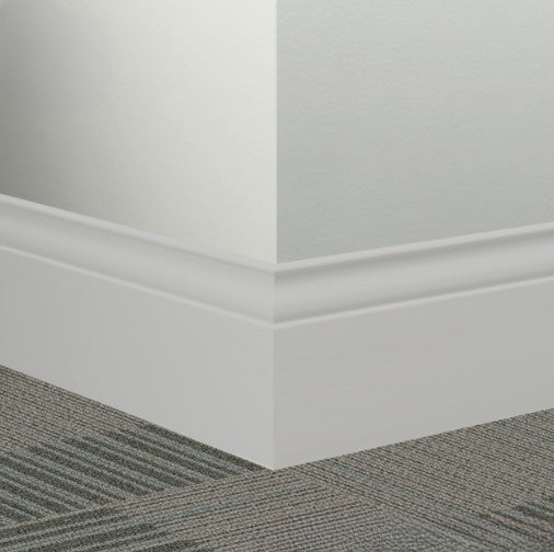 Tarkett Johnsonite 23 Vapor Grey Rubber Millwork Contoured Wall Base ...