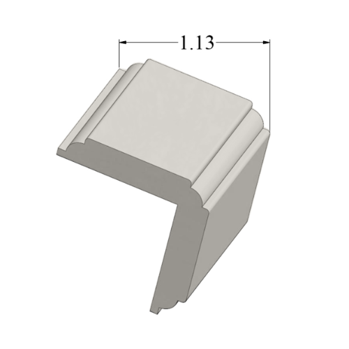Tarkett Johnsonite 24 Grey Haze Vinyl Millwork Corner Wall Guard ...