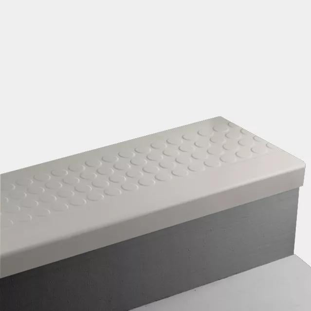 Tarkett Johnsonite 24 Grey Haze Angle Fit Stair Tread without Riser ...