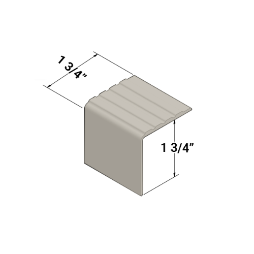 Tarkett Johnsonite 24 Grey Haze Vinyl Over / Top Stair Nose — Stone ...
