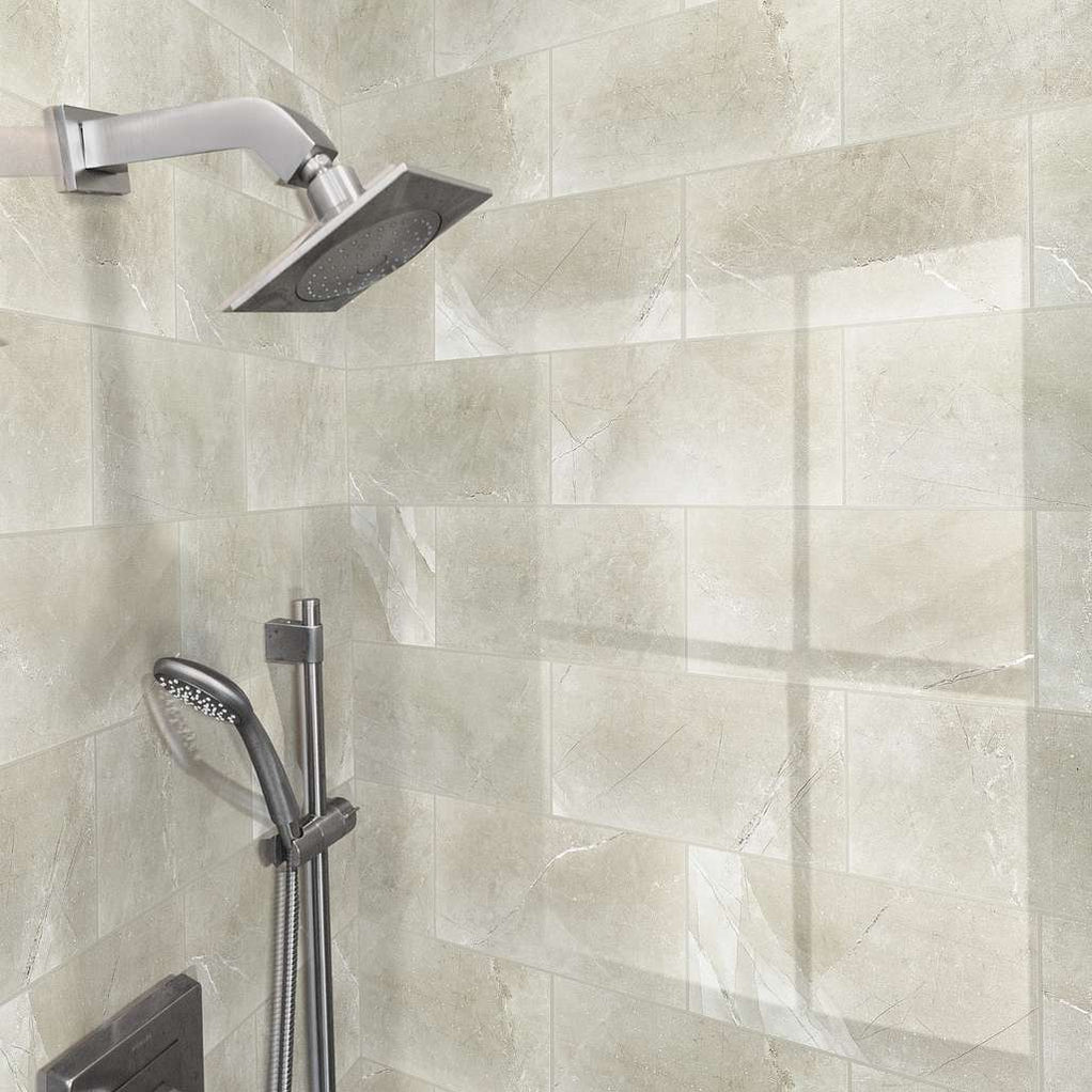 Shaw Maximus 00500 Grey Glossy Ceramic Tile | Lowest Price — Stone ...