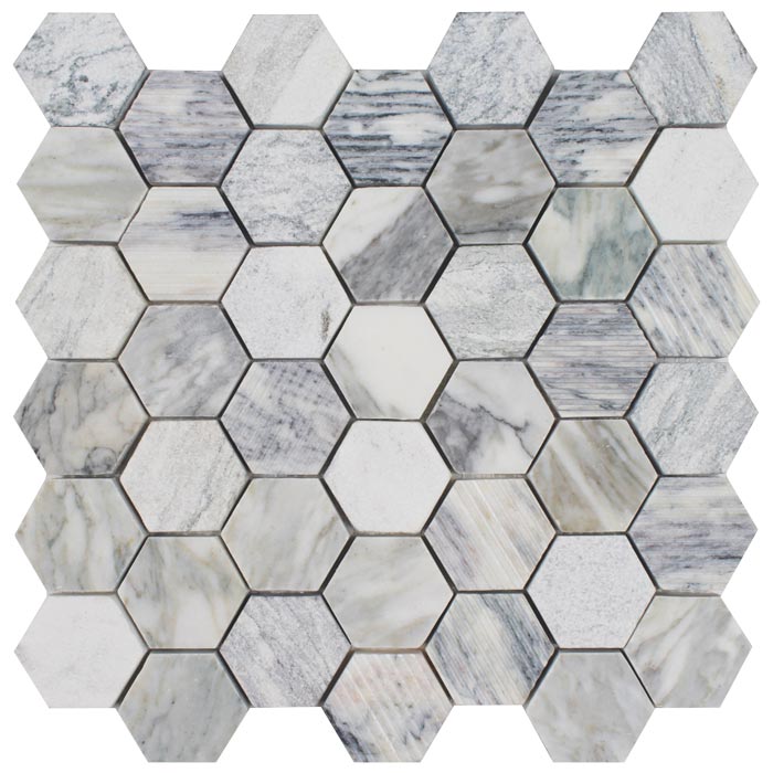 Full Sheet Sample - Metropolitan Contempo Oasis Deco Hexagon Natural S ...
