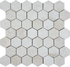 Tesoro Pietra Antica Vanilla Ice Polished Natural Stone Mosaic — Stone ...