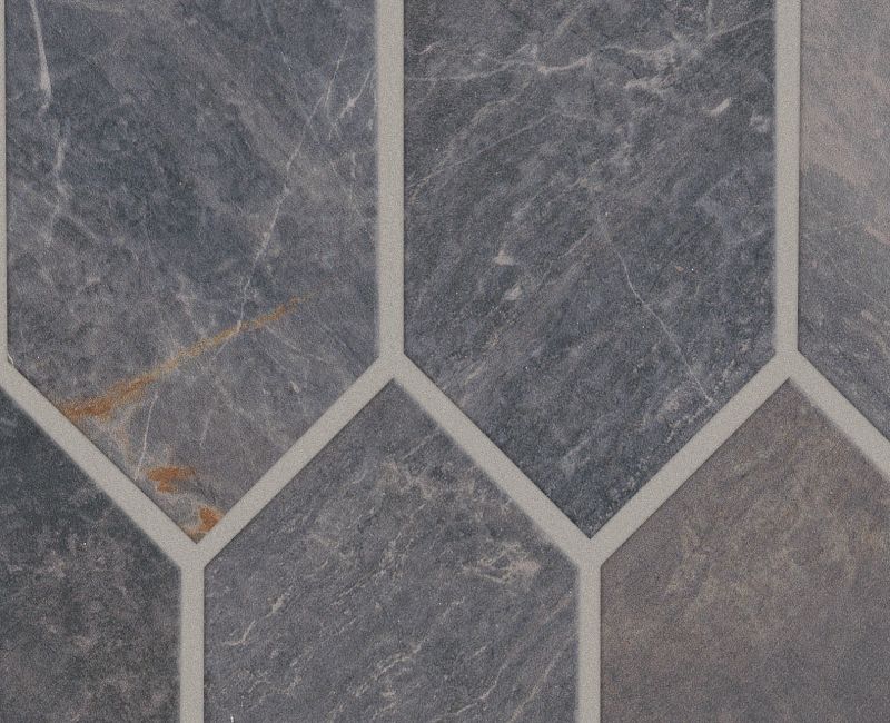 Shaw Trace 00500 Gunmetal Polished Porcelain Mosaic | Lowest Price — Stone & Tile Shoppe, Inc.