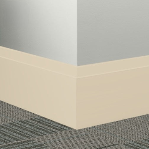 Tarkett Johnsonite 34 Almond Rubber Millwork Contoured Wall Base ...