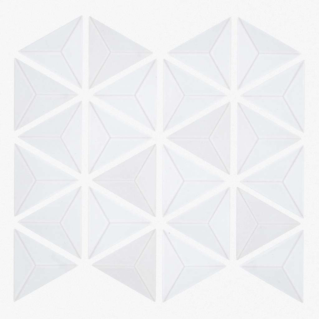 Shaw Geoscapes 00100 White Glass Mosaic | Lowest Price — Stone & Tile ...