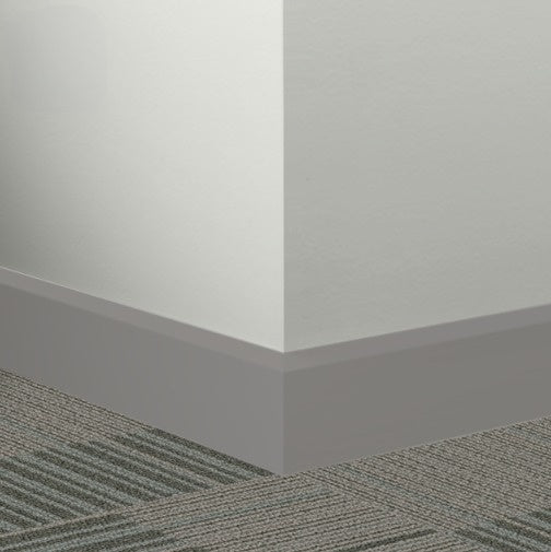 Tarkett Johnsonite 48 Grey Rubber Millwork Contoured Wall Base — Stone ...