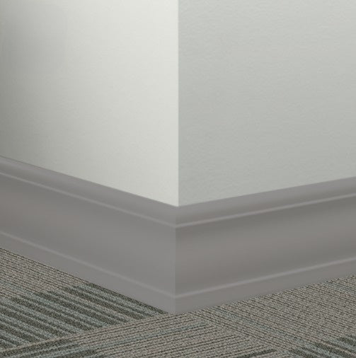 Tarkett Johnsonite 48 Grey Rubber Millwork Contoured Wall Base — Stone ...