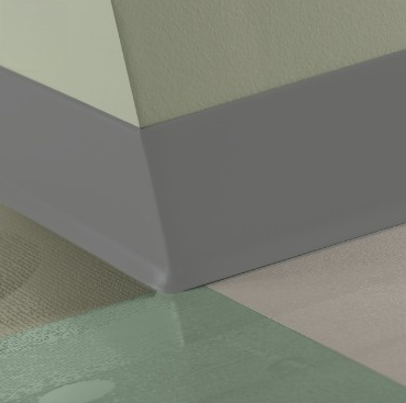 Tarkett Johnsonite 48 Grey Vinyl Traditional Wall Base | Lowest Price ...