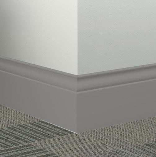 Tarkett Johnsonite 48 Grey Rubber Millwork Contoured Wall Base — Stone ...