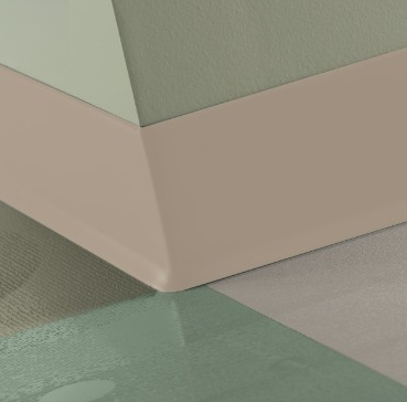 Tarkett Johnsonite 49 Beige Rubber Traditional Duracove Thermoplastic ...