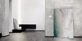 Iris Ecocrete Aqua Rigato Textured Porcelain Tile | Lowest Price ...
