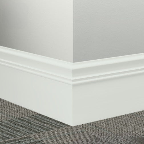 Tarkett Johnsonite 50 White Rubber Millwork Contoured Wall Base — Stone ...