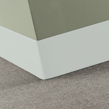 Tarkett Johnsonite 50 White Rubber Traditional Duracove Thermoplastic ...