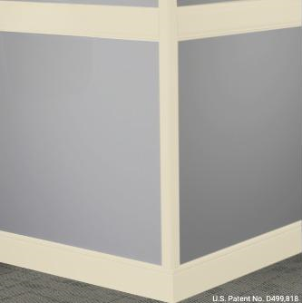 Tarkett Johnsonite 79 Bone White Millwork Rampart Chair Rail — Stone ...