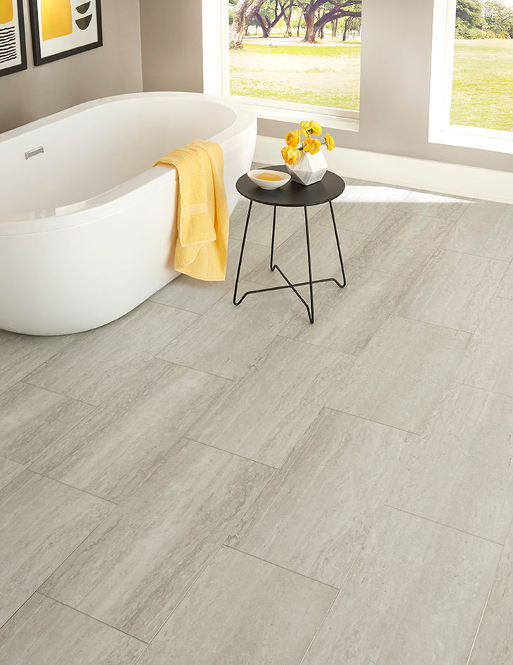 Wellmade Romano Travertine HDPC Waterproof Vinyl Tile — Stone & Tile ...