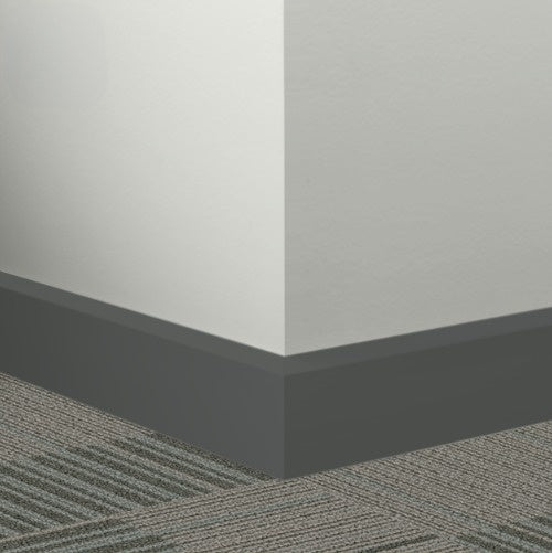 Tarkett Johnsonite 82 Black Pearl Rubber Millwork Contoured Wall Base ...