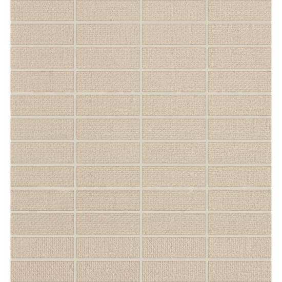 American Olean Elemental Canvas EC03 Cream Canvas Matte Ceramic Mosaic ...